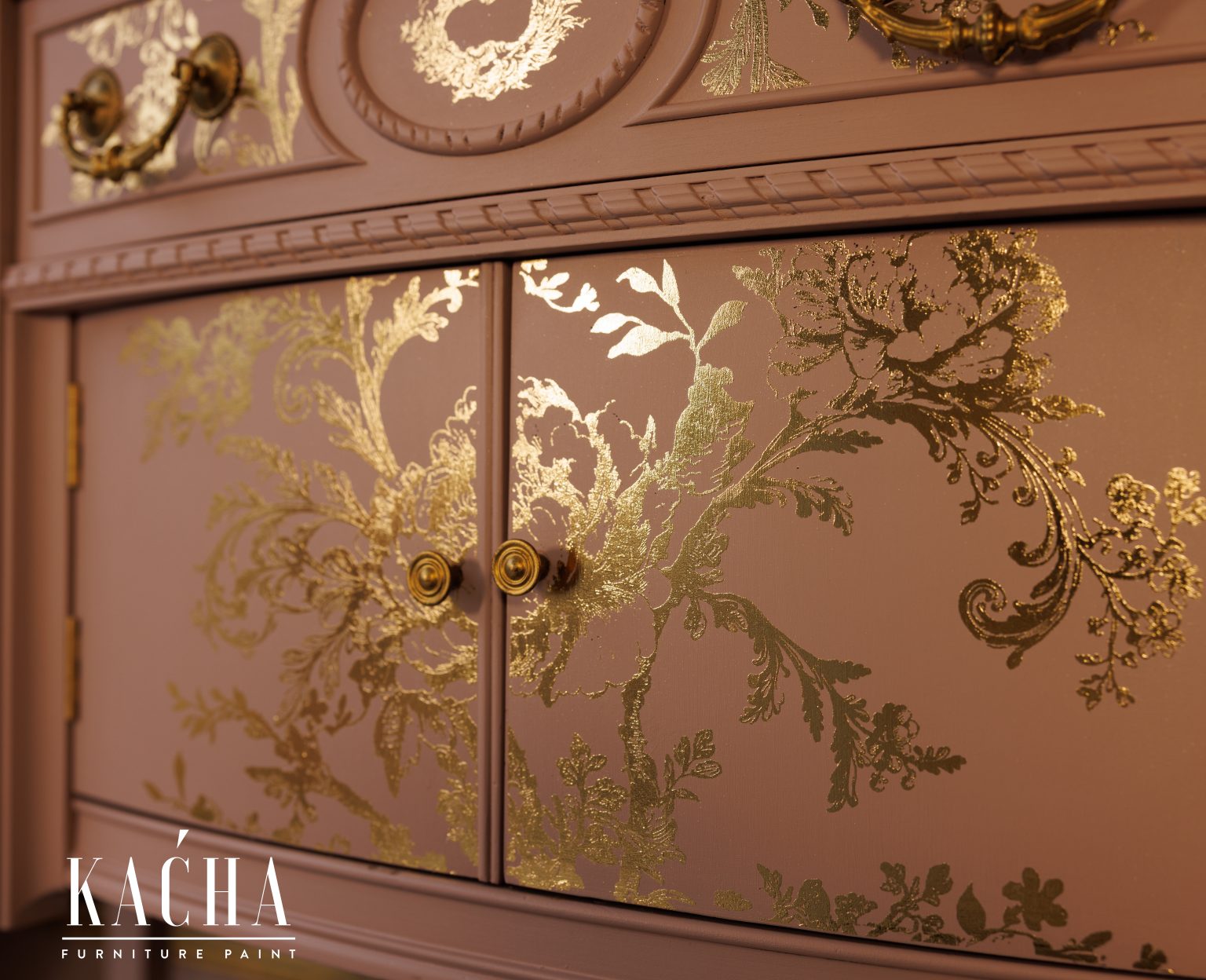 *NEW* Kacha Églantine Elegance - Gold Foil Transfer - Kacha Furniture ...